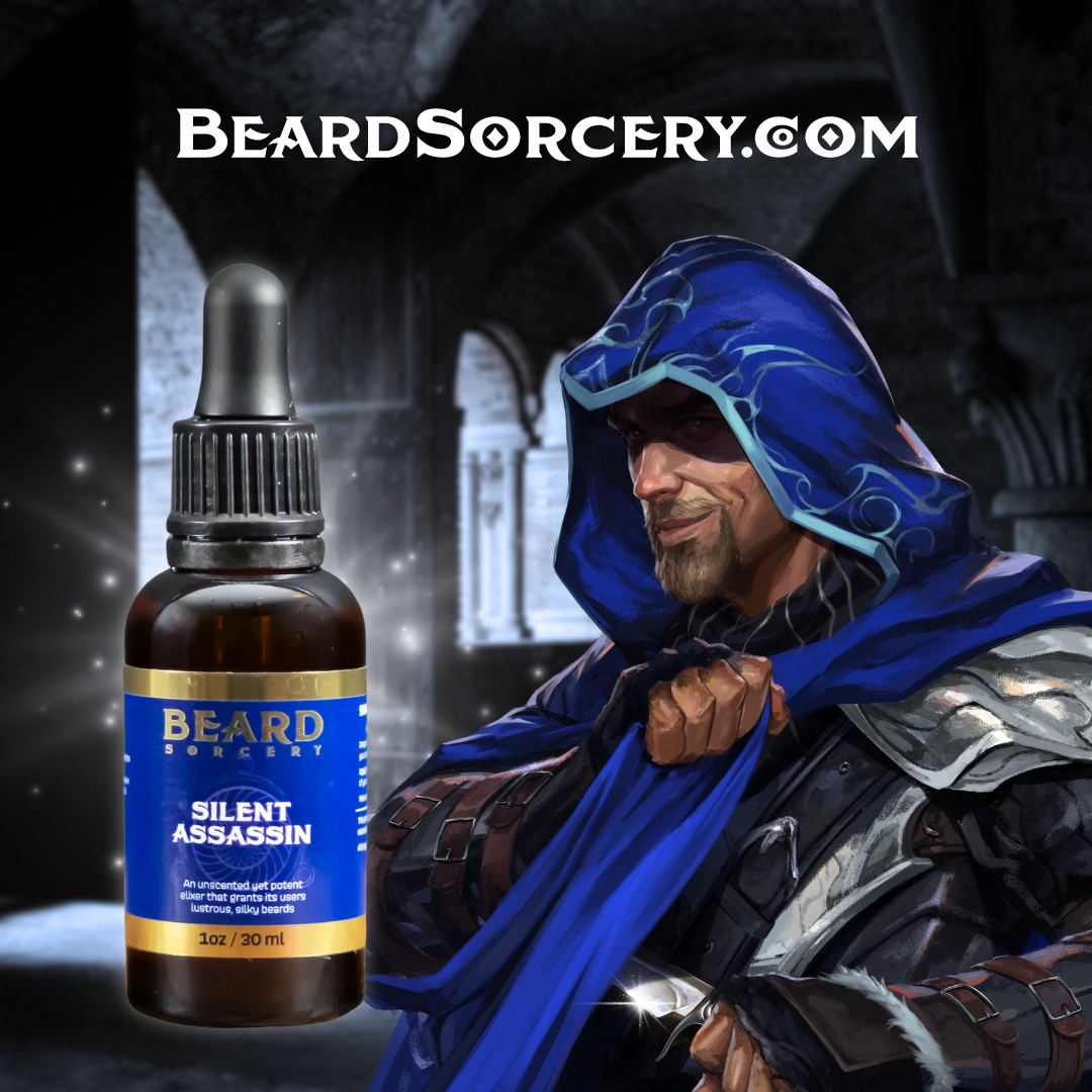 Feel the Mystical subtlety of Our Silent Assassin Beard Oil